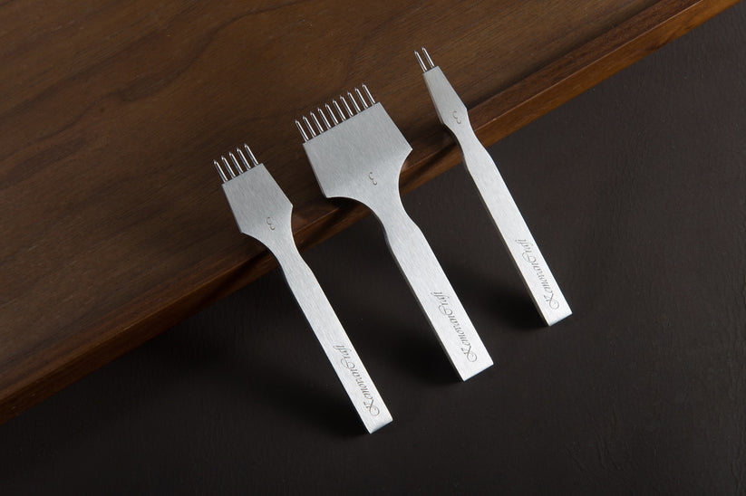 Leather Round Pricking Iron - Round Dent - Stitching Lacing Iron ...